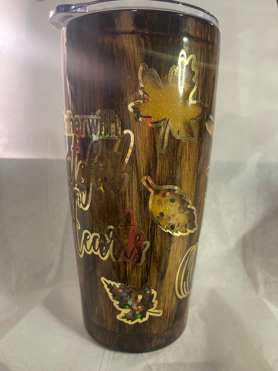 30 oz Modern Curve Fall Snow globe – Audrey Kay's Kreations